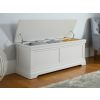 Toulouse Grey Painted Large Storage Blanket Box | Fully Assembled | Top ...